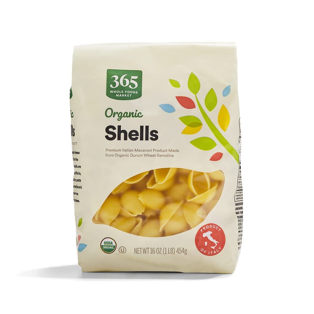 Organic Shells by 365 Whole Foods Market (16 oz) — Kiitn