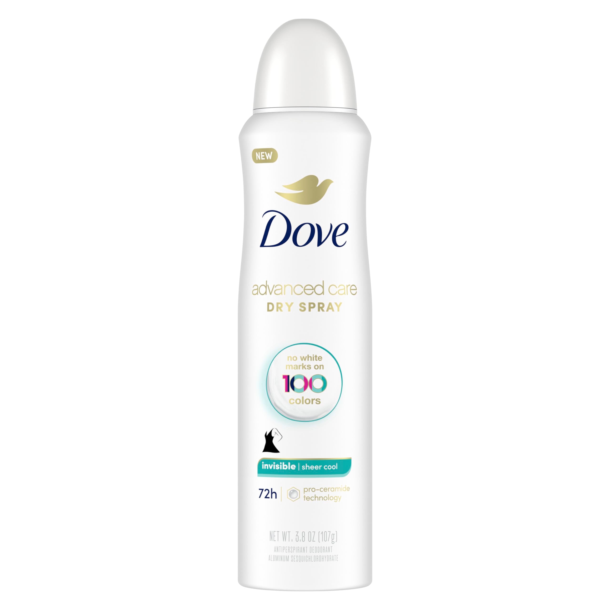 Advanced care antiperspirant spray for invisible, anti-stain, fresh pr ...