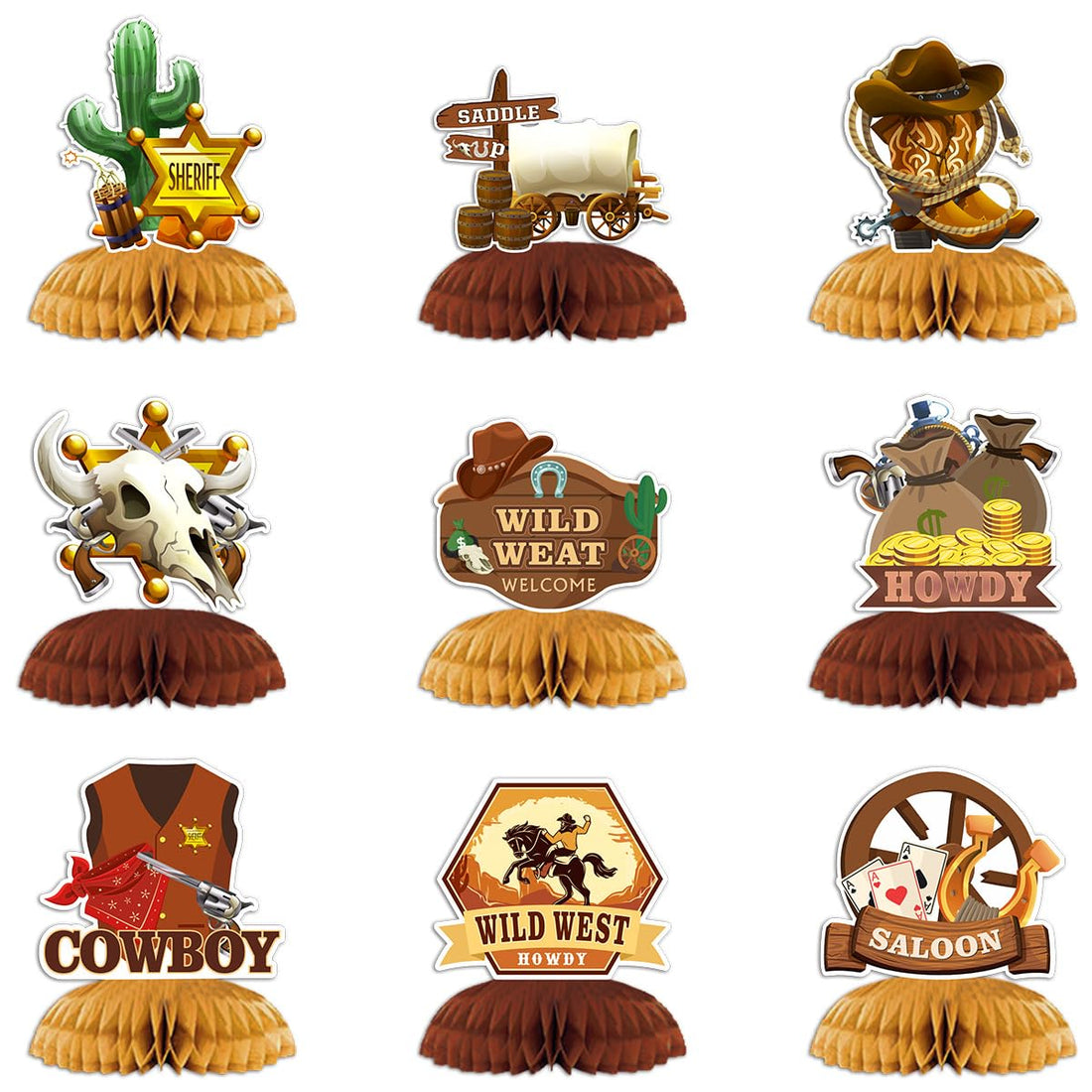 Western Cowboy Centerpieces for Tables – Kiitn