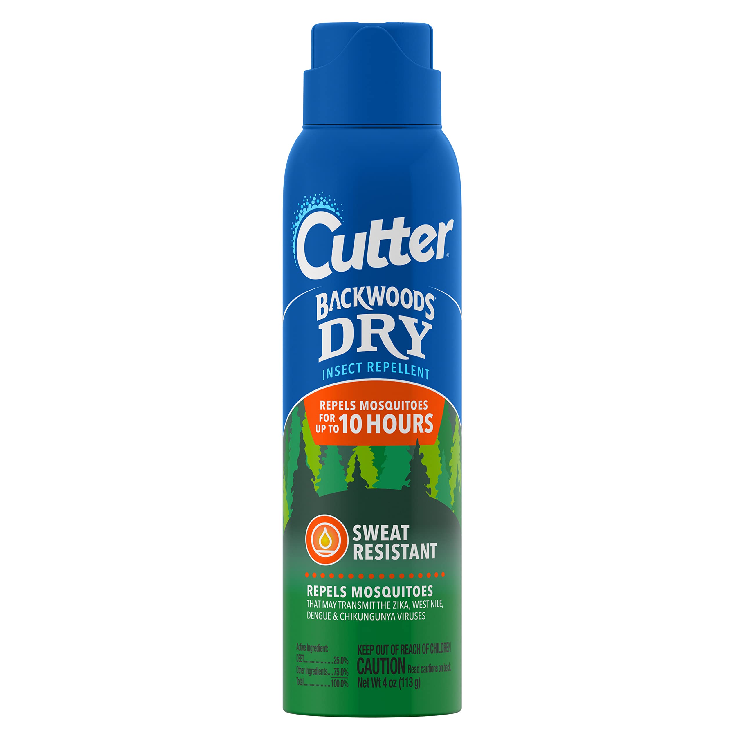Cutter Backwoods Dry Insect Repellent, Aerosol, 4-Ounce. – Kiitn
